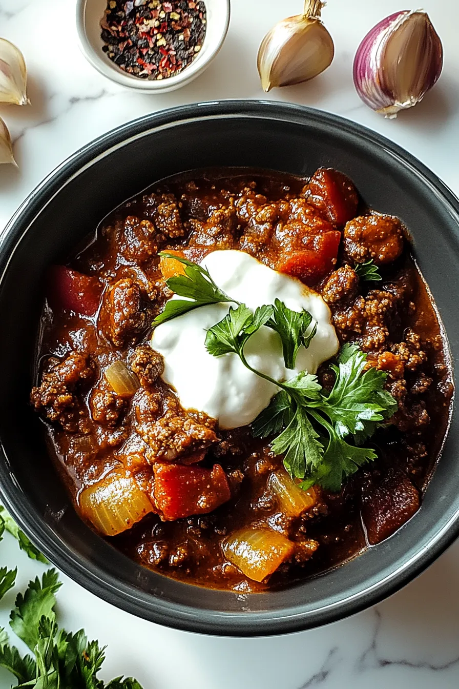 Carnivore Chili – Fast Comfort Food