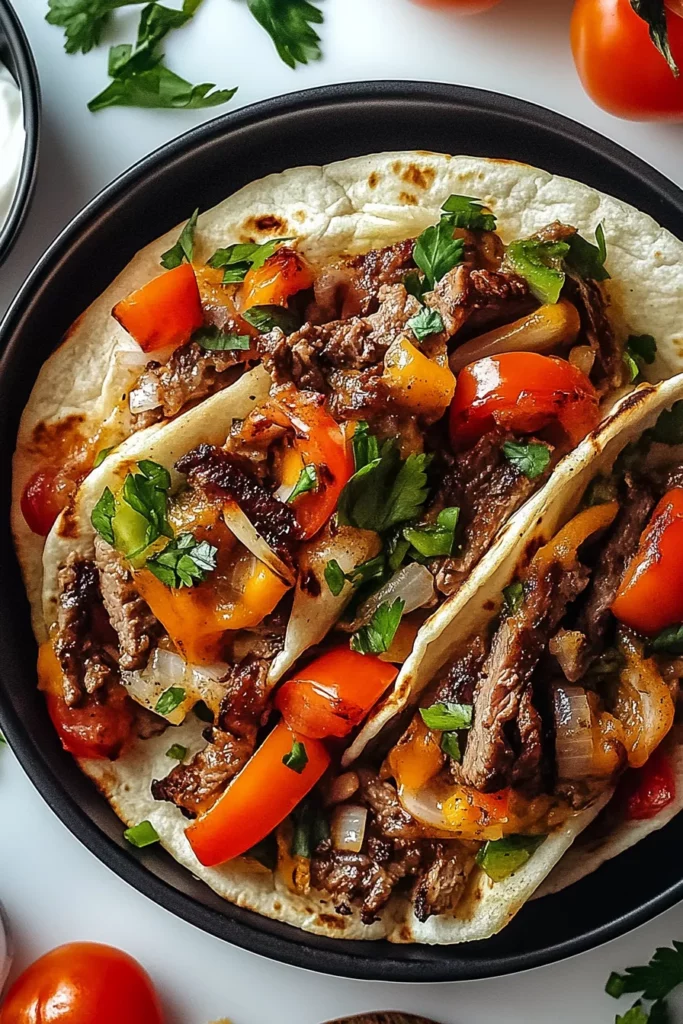 Crispy Philly Cheesesteak Grilled Wraps – Fast Comfort Food