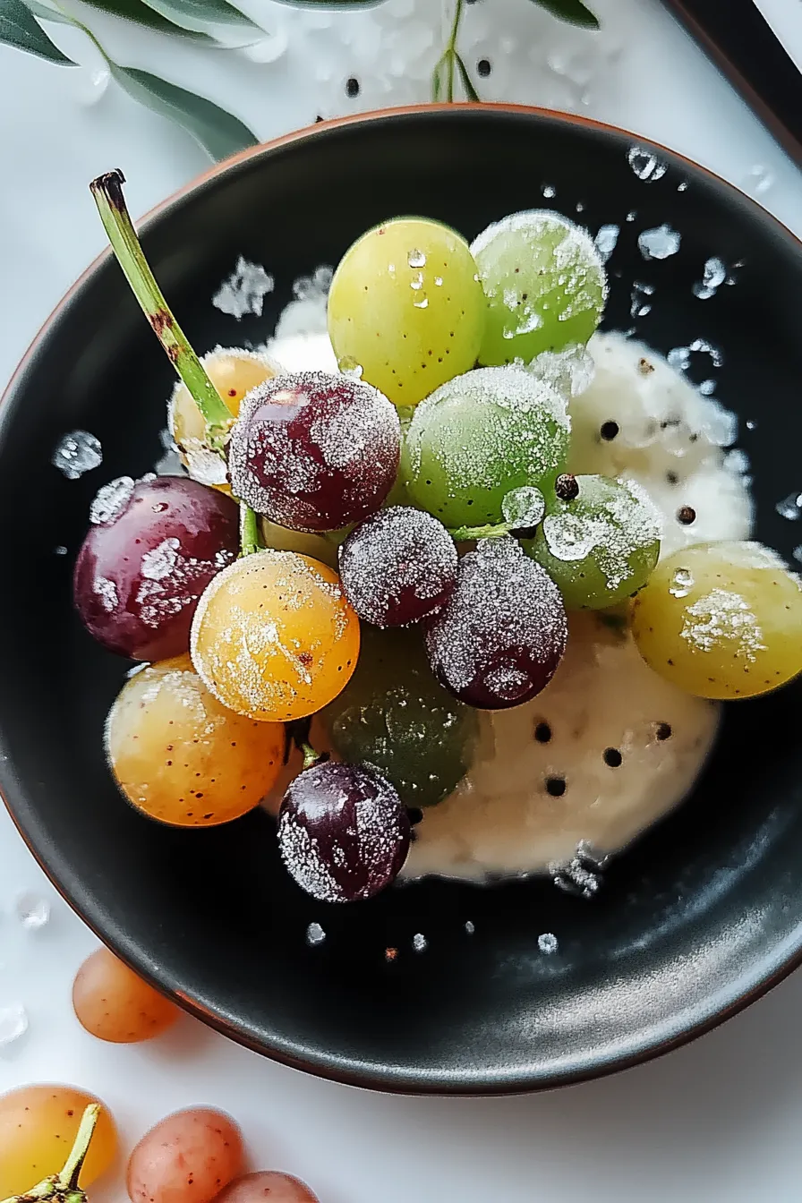 Frozen Grapes – Fast Comfort Food