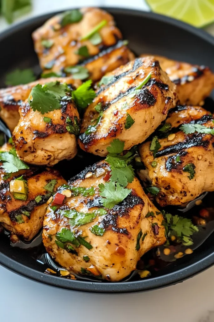 Grilled Honey Chili Lime Cilantro Chicken – Fast Comfort Food