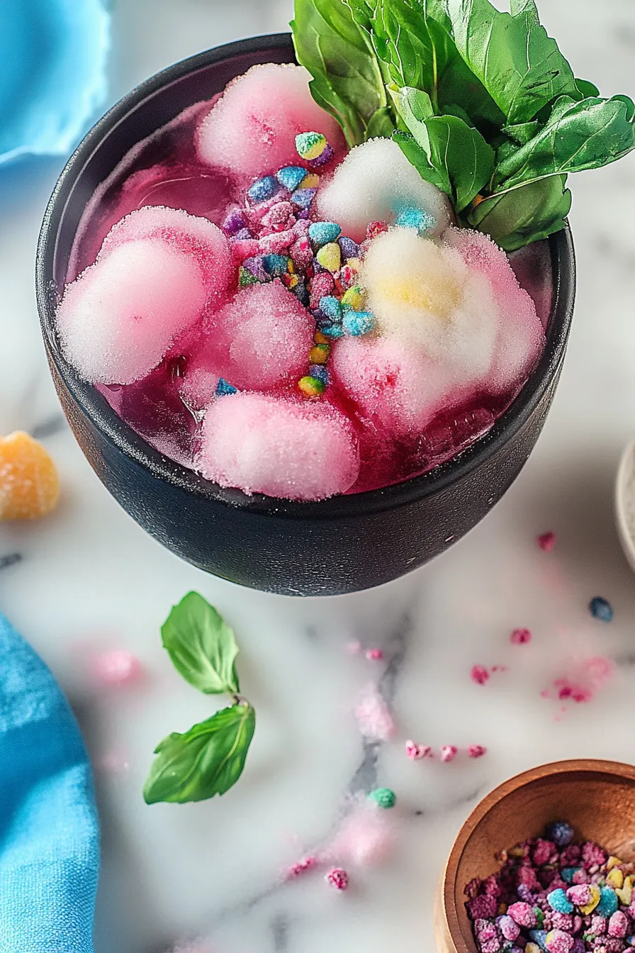 Cotton Candy Mocktail – Fast Comfort Food