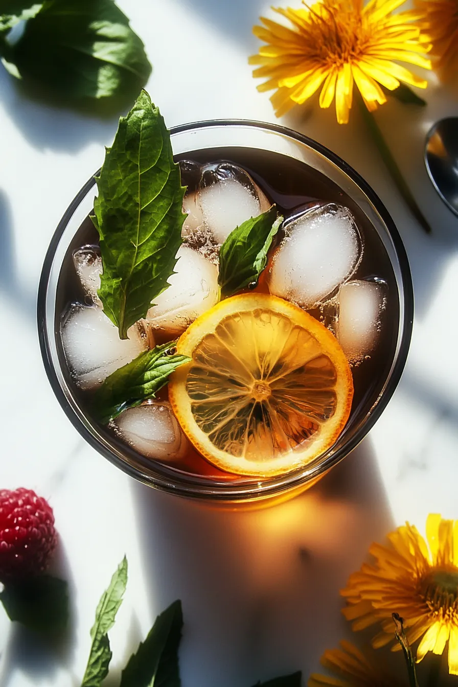 Dandelion Iced Tea – Fast Comfort Food