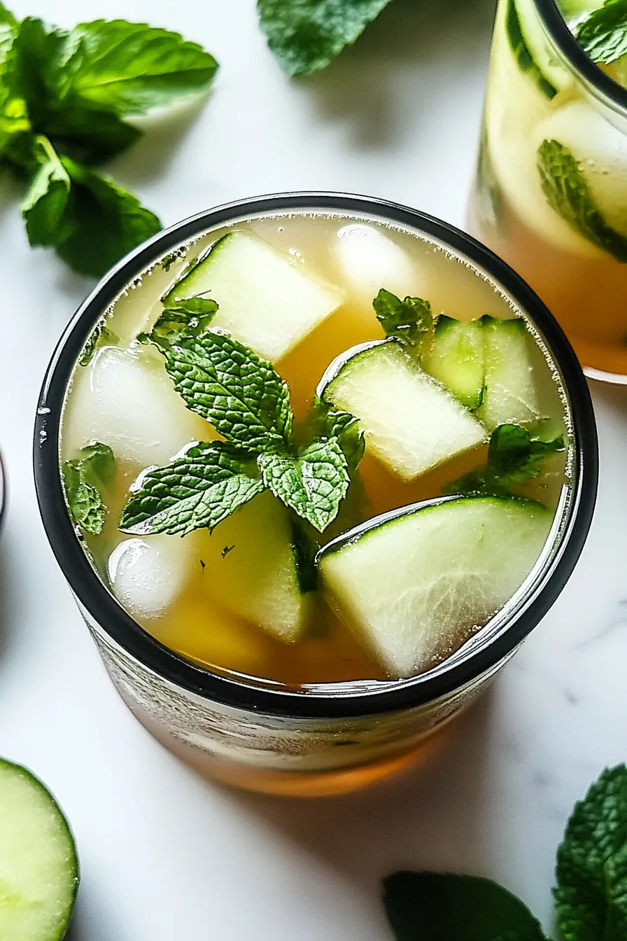 Honeydew Mint Iced Tea – Fast Comfort Food