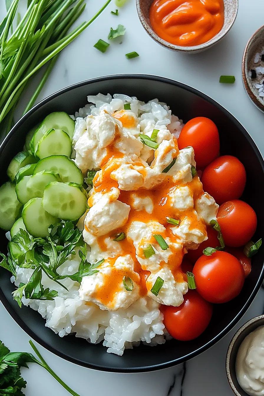 Buffalo Chicken Rice Bowl – Fast Comfort Food