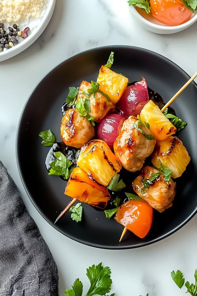 Pineapple Chicken Kabobs – Fast Comfort Food