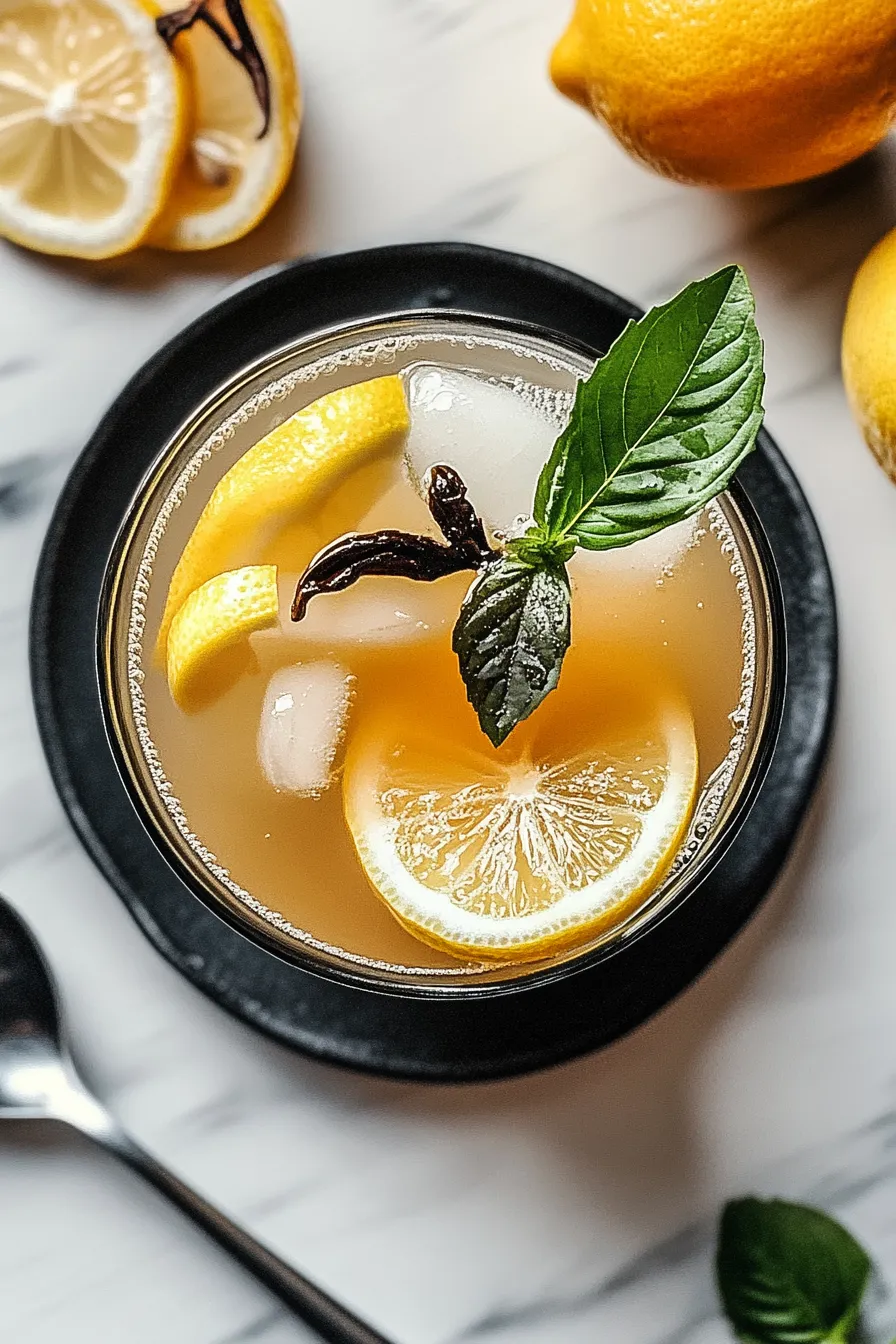 Lemon Vanilla Iced Tea – Fast Comfort Food