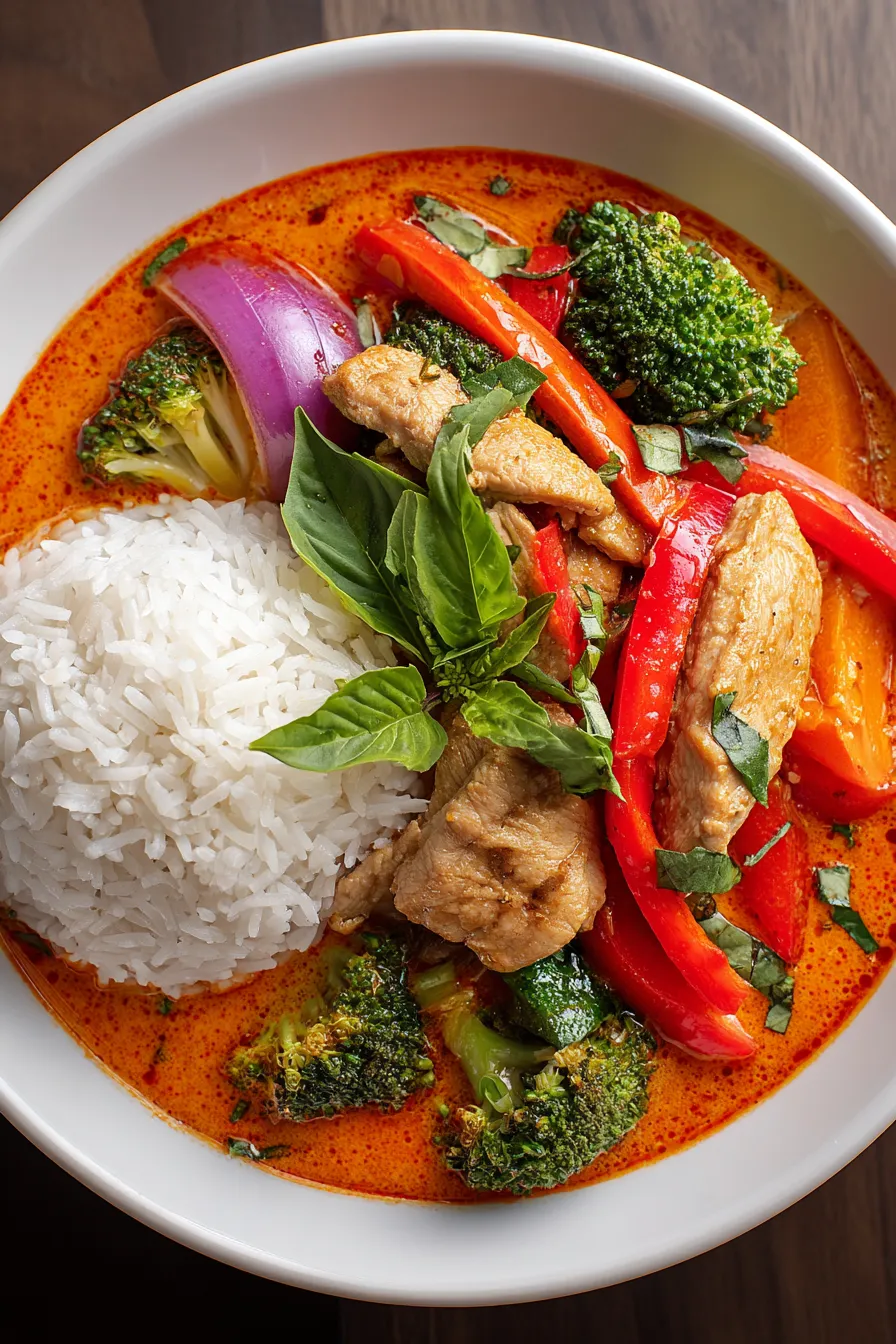 Thai Red Curry – Fast Comfort Food