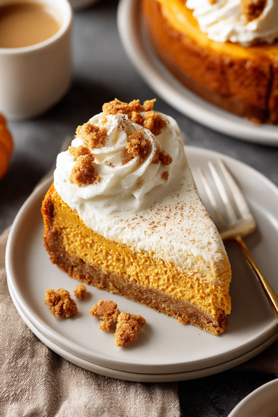 Spiced Baked Pumpkin Cheesecake – Fast Comfort Food