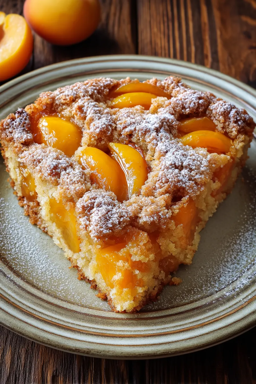 Classic Spiced Baked Apricot Buckle – Fast Comfort Food