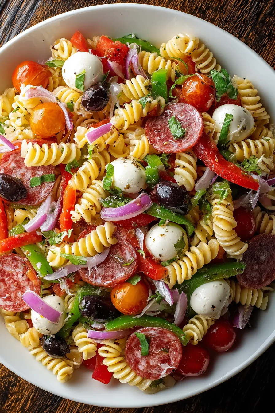 Italian Antipasto Pasta Salad – Fast Comfort Food