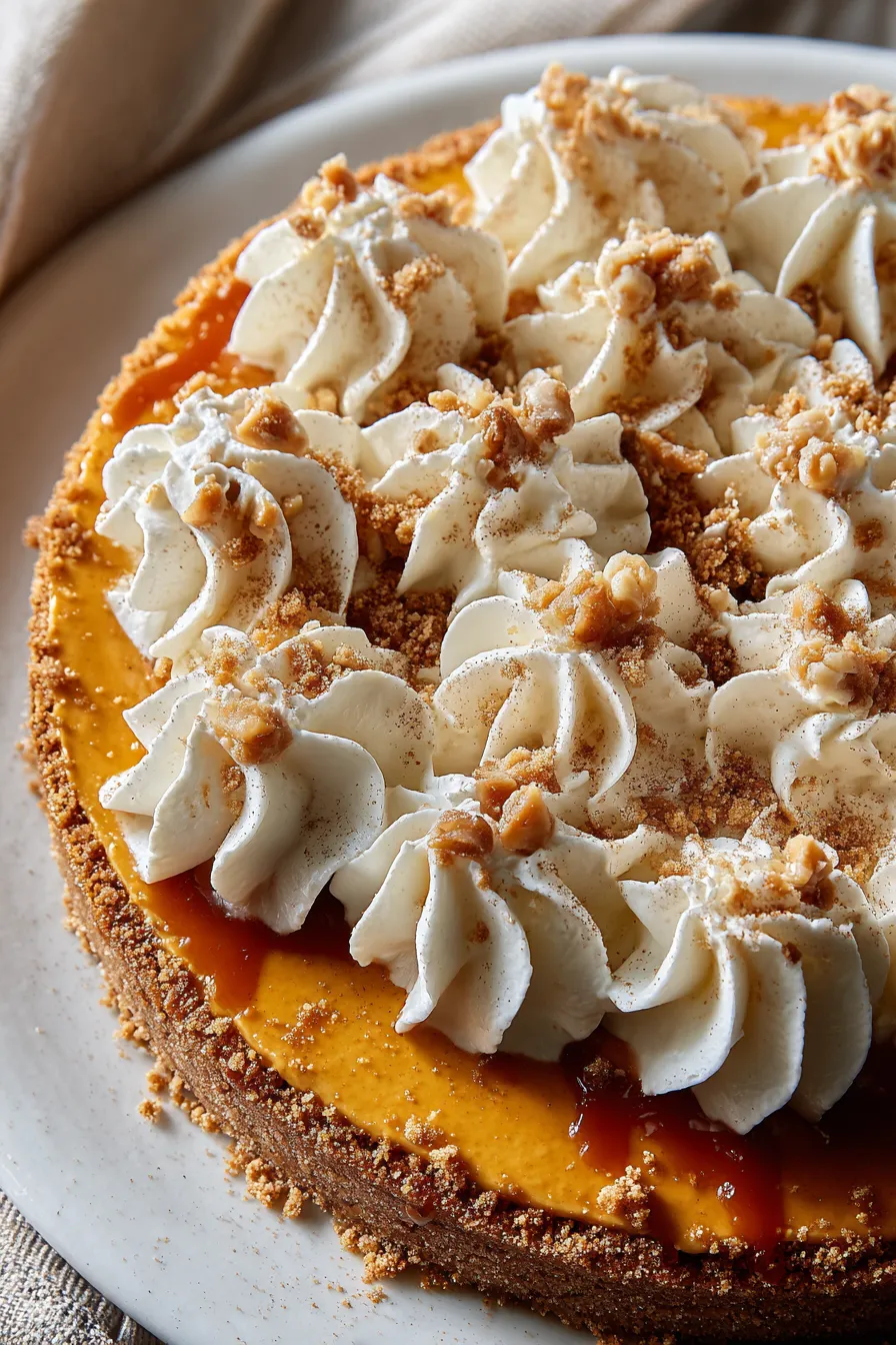 No Bake Pumpkin Cheesecake – Fast Comfort Food