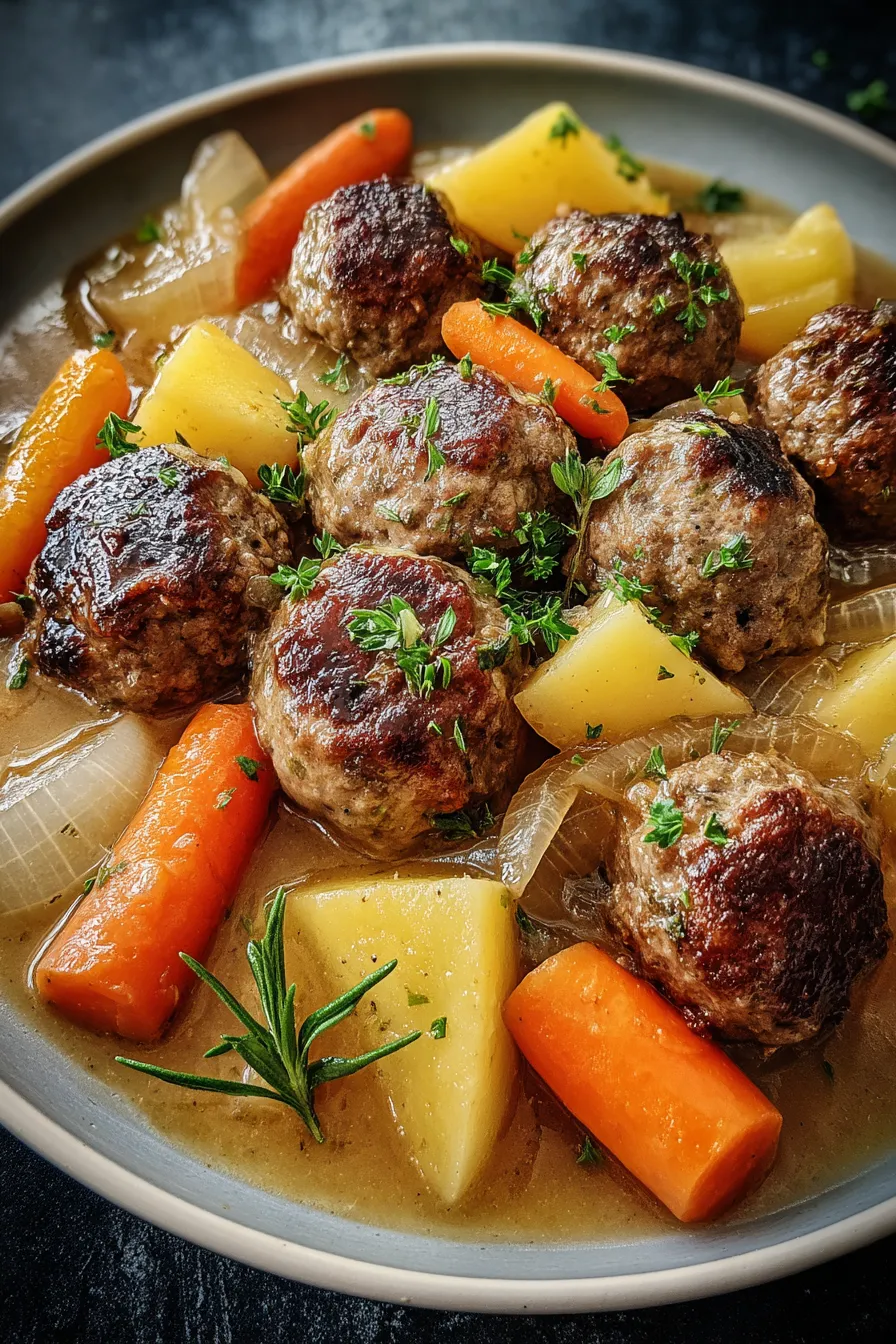 Frozen Meatball Pot Roast – Fast Comfort Food