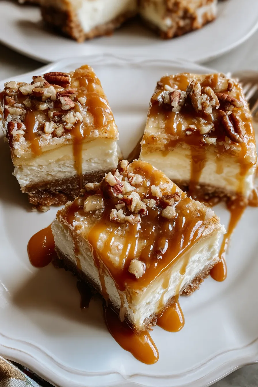 Caramel Apple Cheesecake Bars – Fast Comfort Food