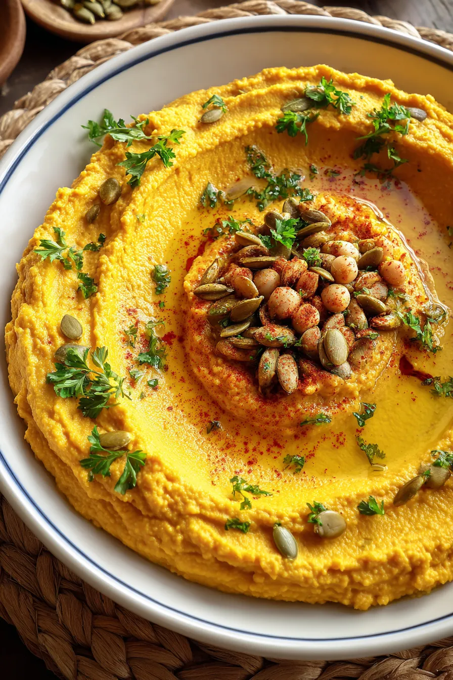 Creamy Pumpkin Hummus – Fast Comfort Food