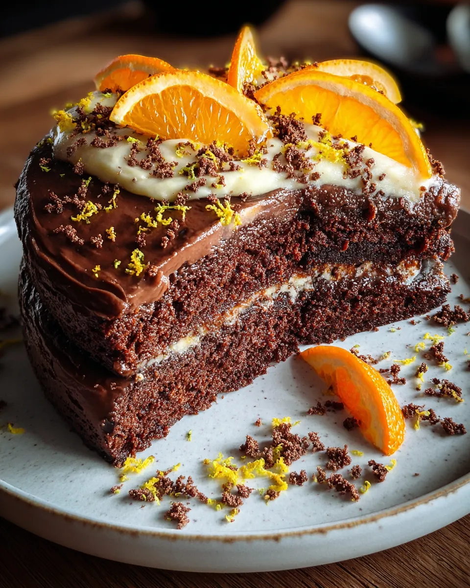 Chocolate Orange Layer Cake – Fast Comfort Food