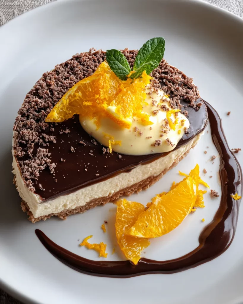 Chocolate Orange Cheesecake – Fast Comfort Food