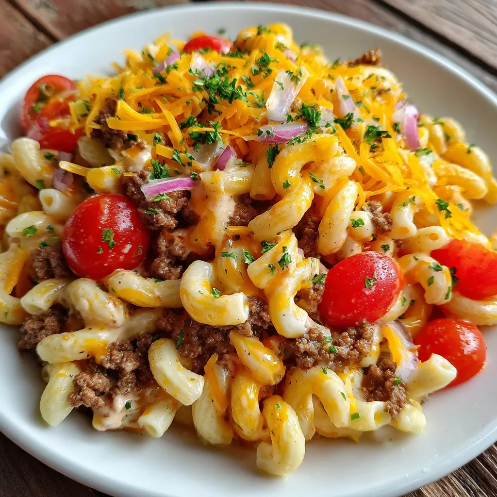 Big Mac Pasta Salad – Fast Comfort Food