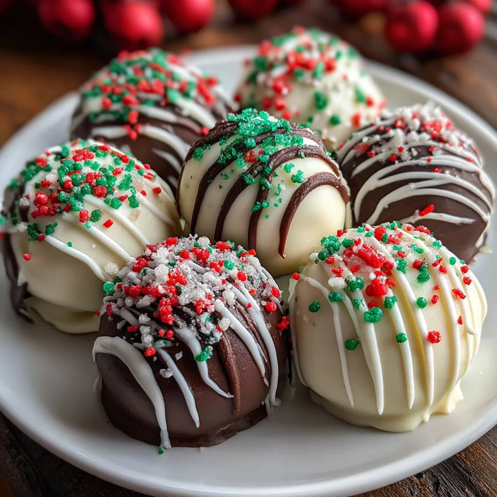 Christmas Oreo Balls – Fast Comfort Food