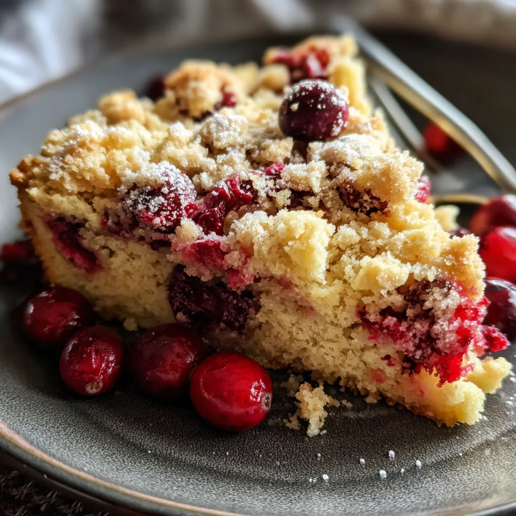 Christmas Cranberry Buckle Sugar Cookie Crumble – Fast Comfort Food