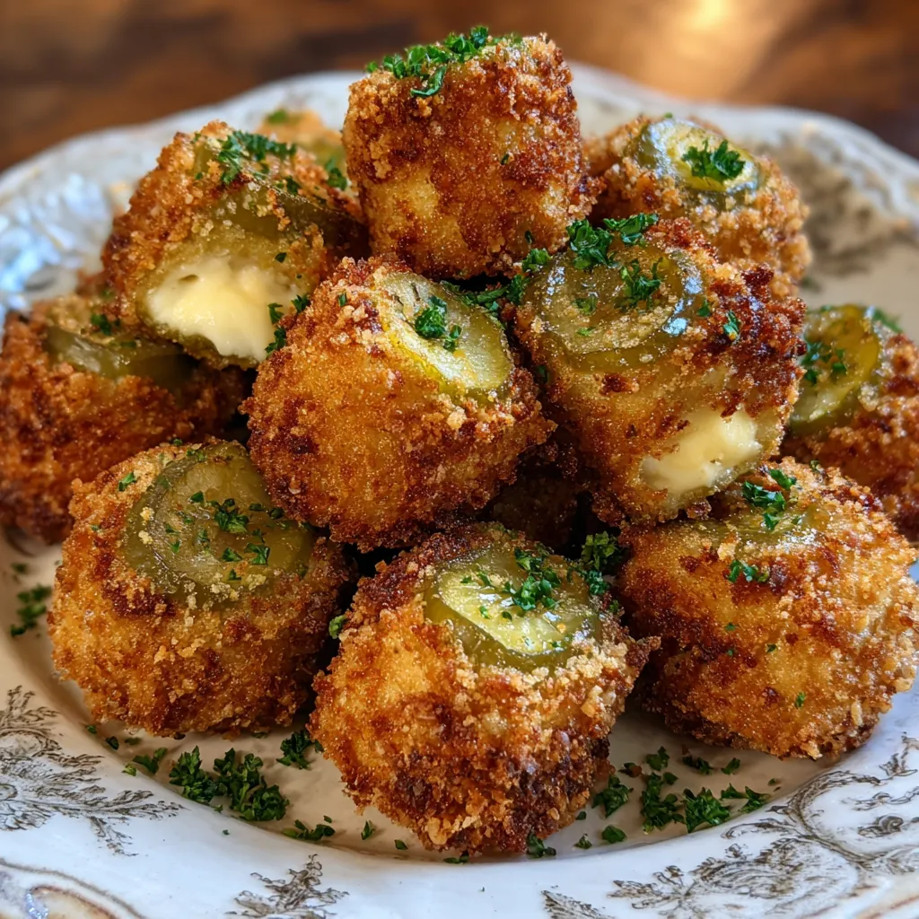 Crispy Pickle Cheese Bites – Fast Comfort Food