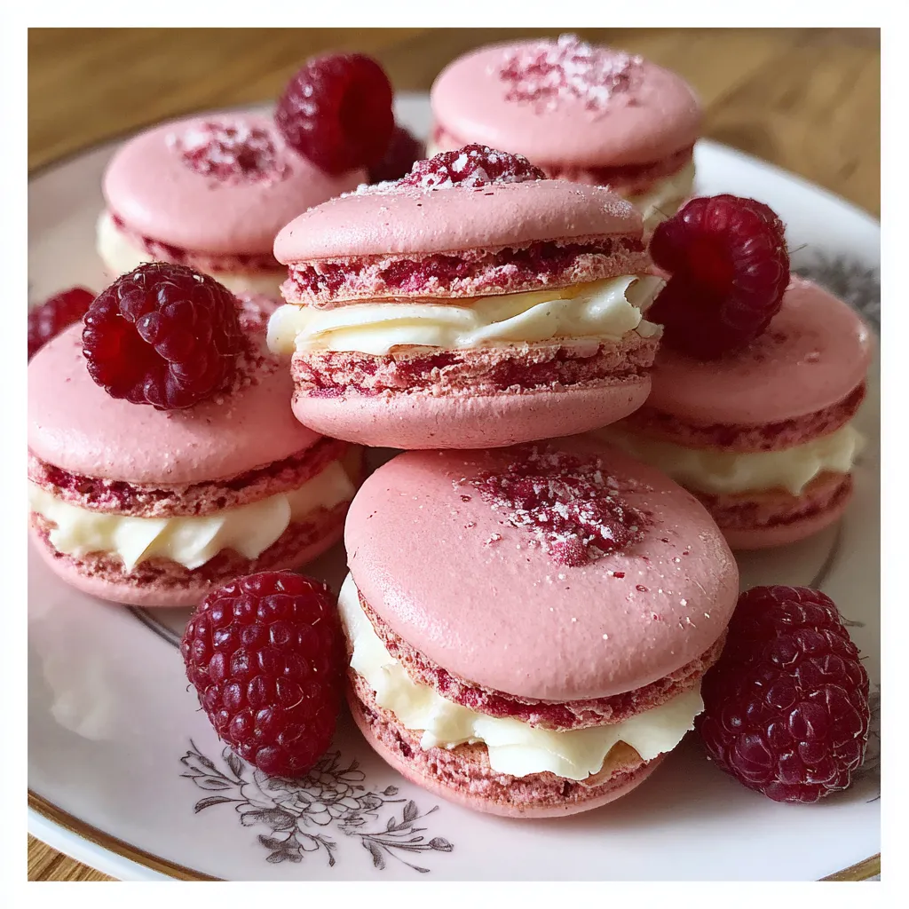 Homemade Raspberry Macarons Fresh Buttercream Filling – Fast Comfort Food