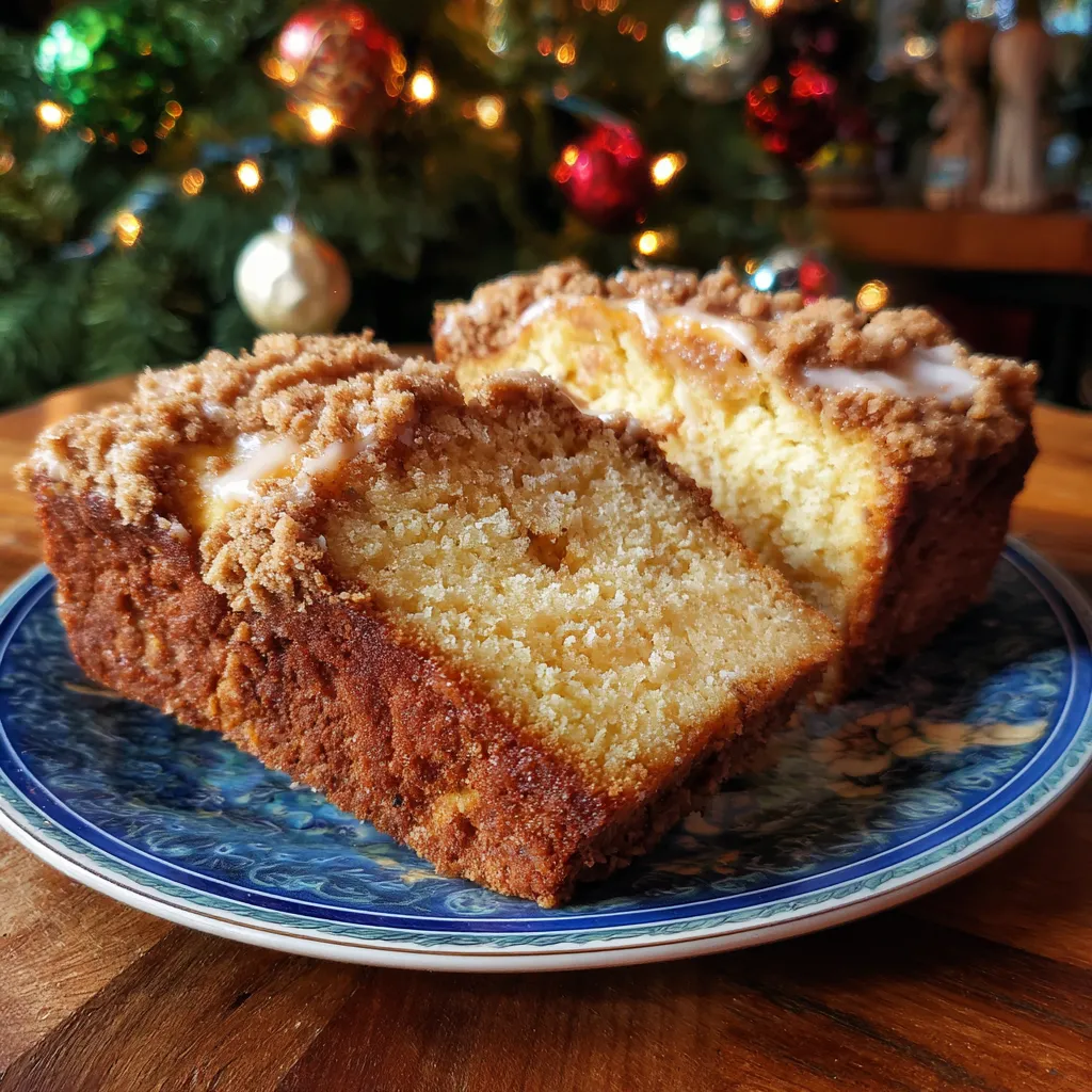 Sweet Eggnog Bread With Crumb Topping – Fast Comfort Food