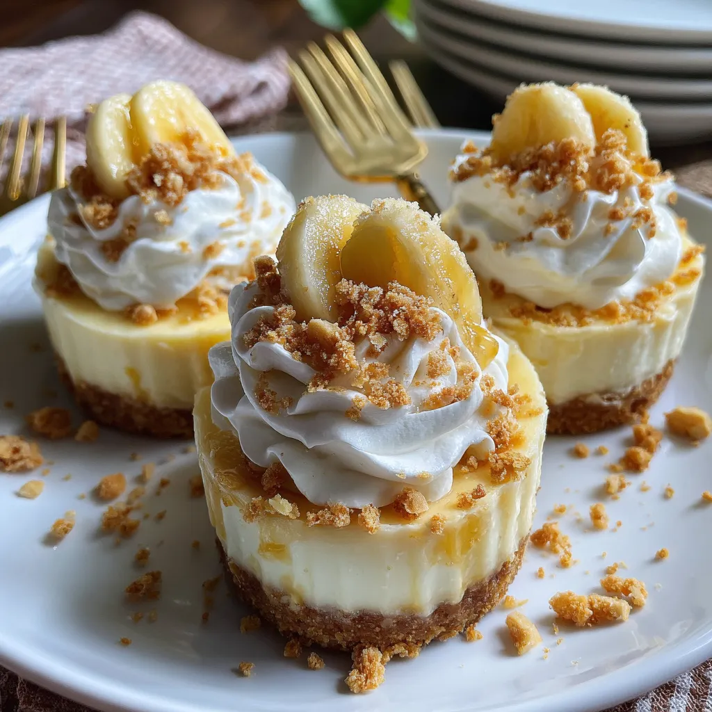 Mini Banana Pudding Cheesecakes – Fast Comfort Food