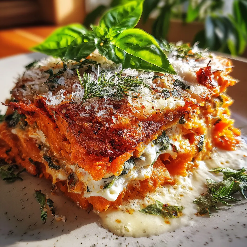 Savory Sweet Potato Lasagna – Fast Comfort Food
