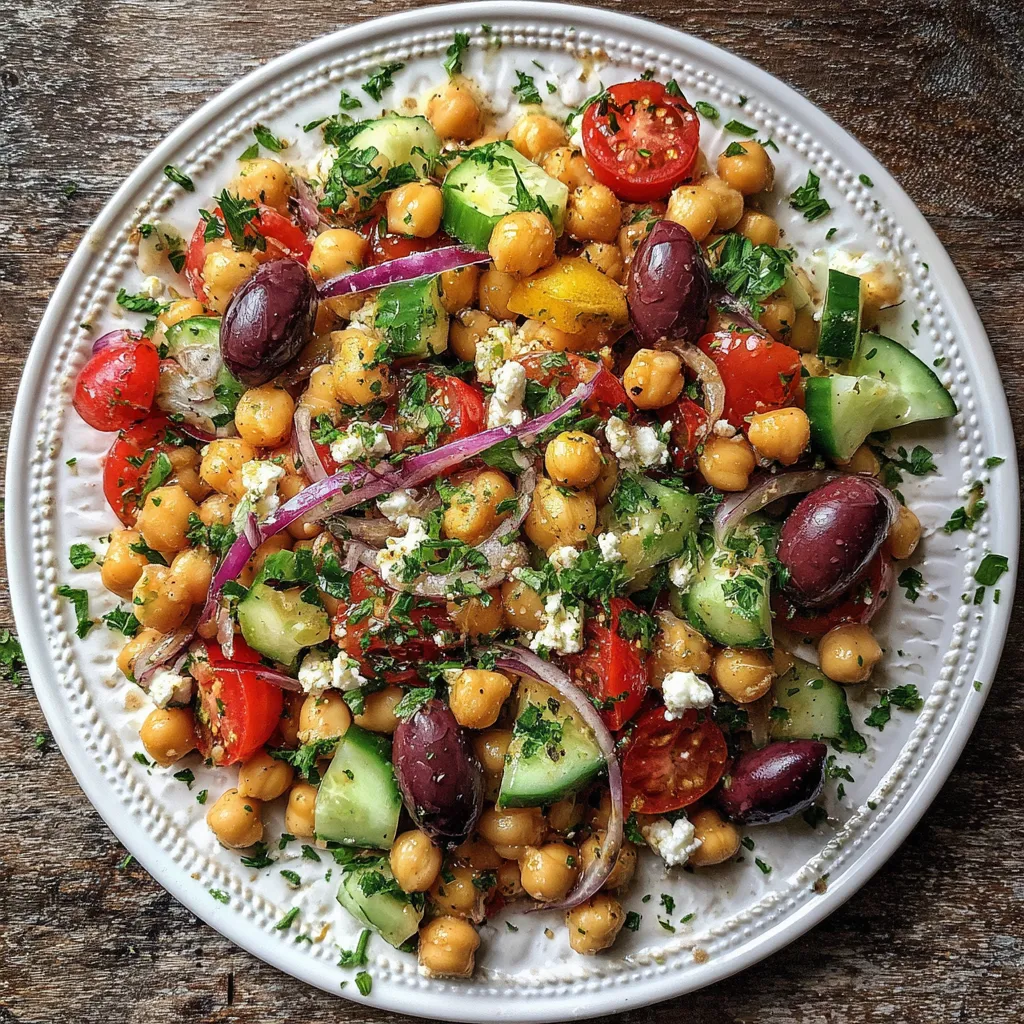 Mediterranean Chickpea Salad – Fast Comfort Food