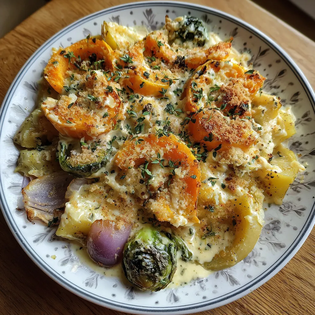 Rich Creamy Winter Vegetable Bake – Fast Comfort Food