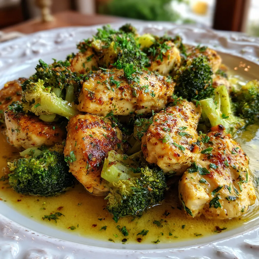 Garlic Butter Chicken & Broccoli – Fast Comfort Food