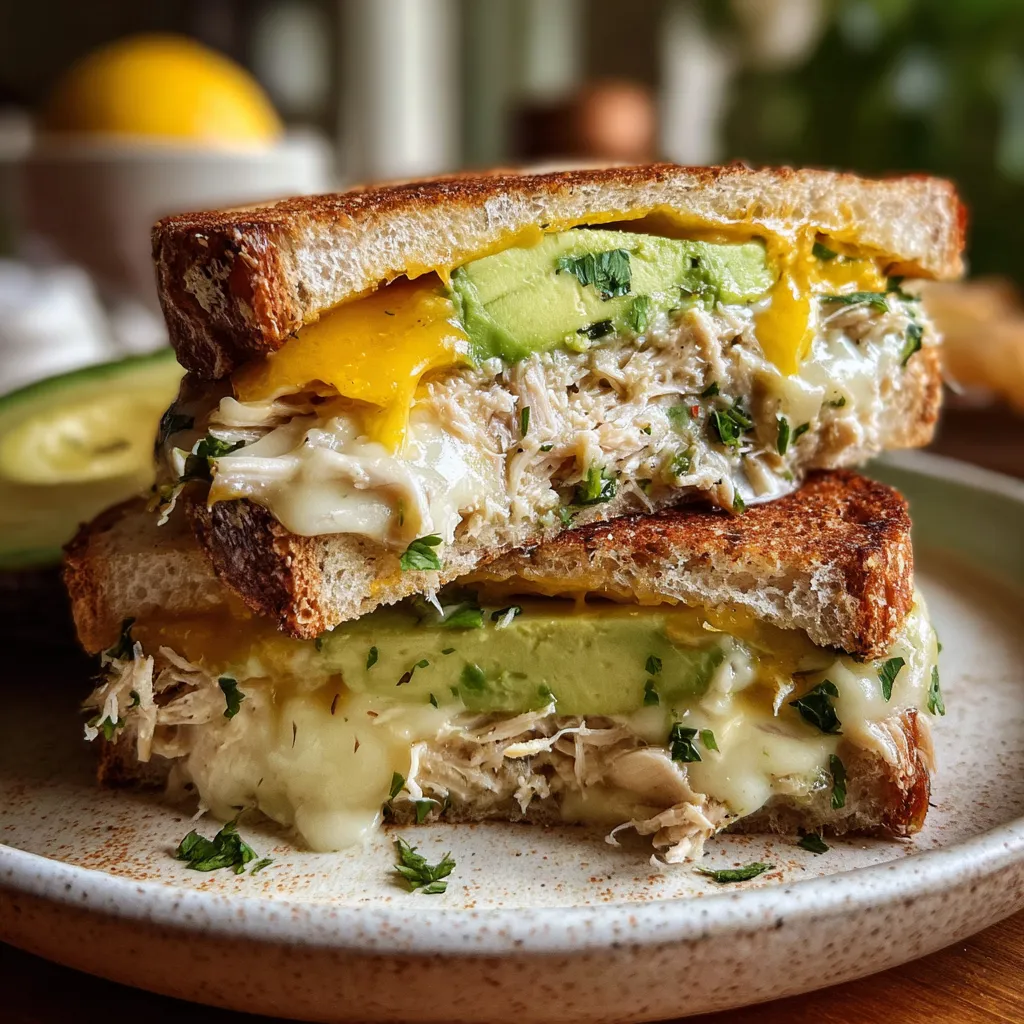 Chicken Avocado Melt Sandwich – Fast Comfort Food