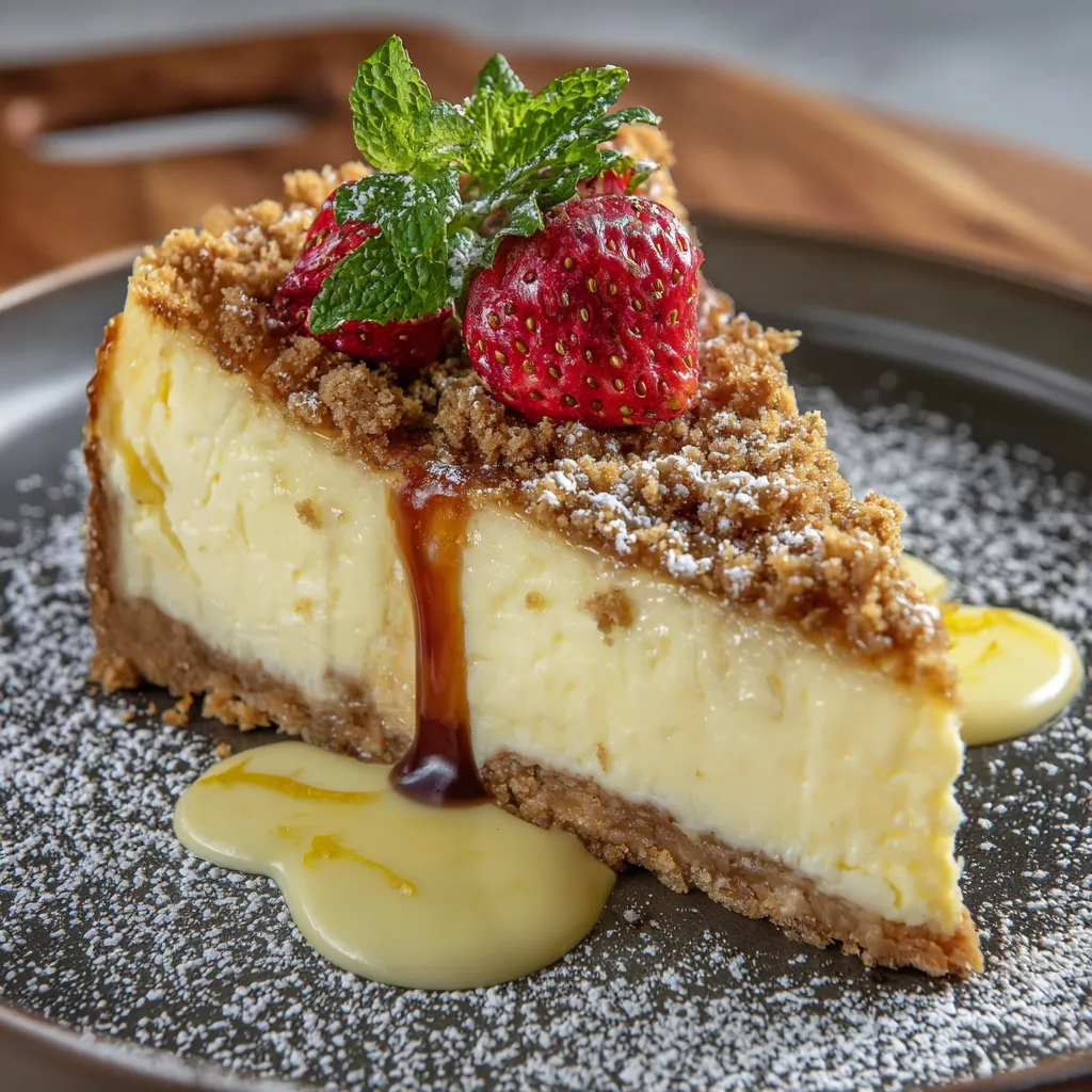 Rich Creamy Baked Cheesecake – Fast Comfort Food