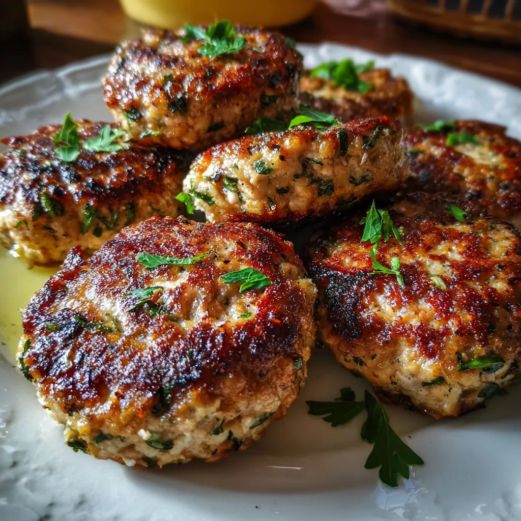 Mediterranean Chicken Patties – Fast Comfort Food
